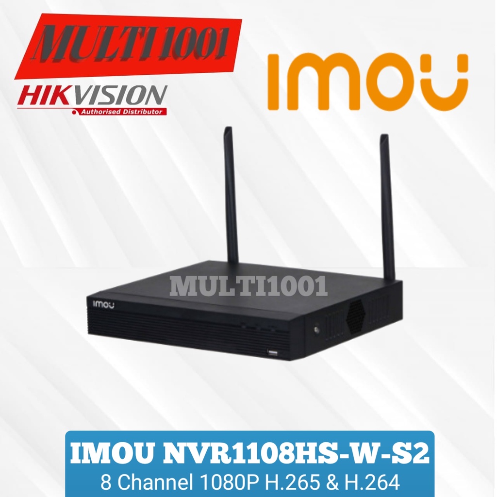 Jual Nvr 8 Channel Wireless Imou WiFi NVR 8 CH 1080P NVR1108HD-W-S2 ...