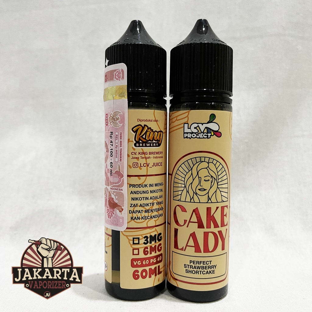 Jual CAKE LADY PERFECT STRAWBERRY SHORTCAKE 60ML 3MG 6MG BY LCV PROJECT ...