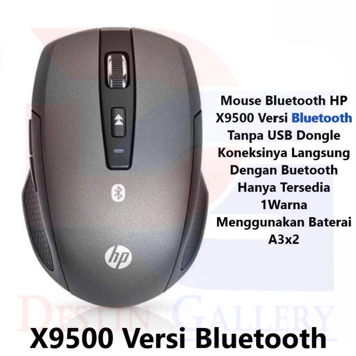 Jual Mouse Bluetooth HP X9500 Bluetooth Version | Shopee Indonesia