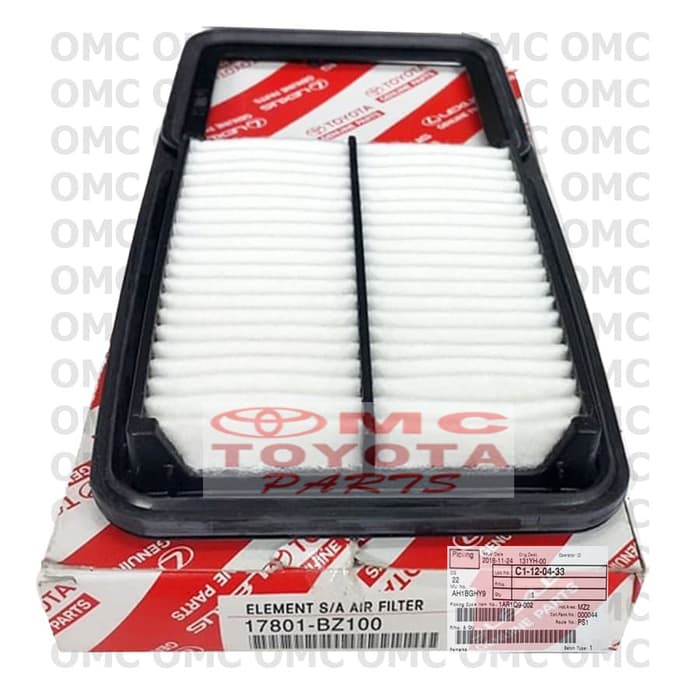 Jual Filter Saringan Udara Toyota Agya Daihatsu Ayla 17801-BZ100 ...