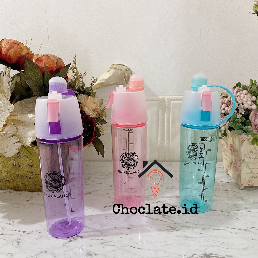 Jual BOTOL MINUM DAN SEMPROT 600ML | Shopee Indonesia