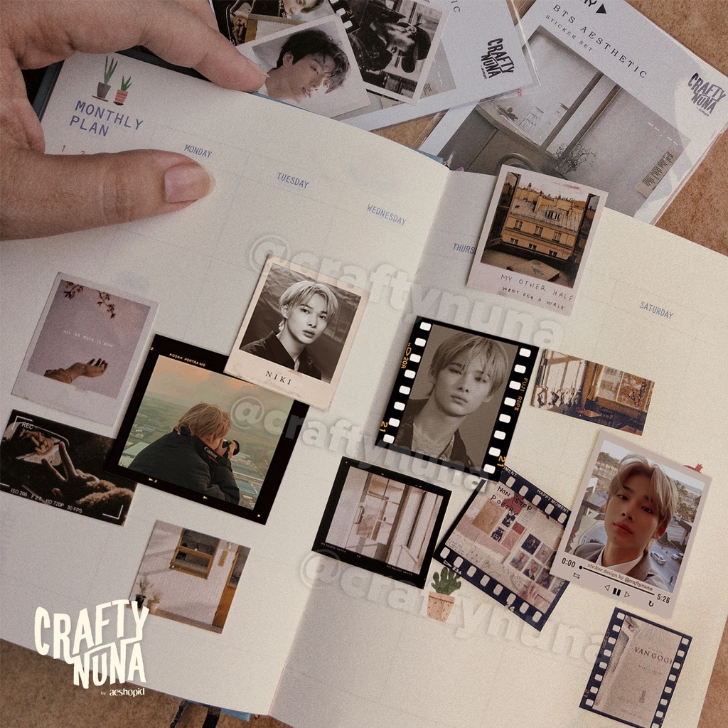 Jual BARU! ENHYPEN FILM AESTHETIC STICKER SET VINTAGE ESTETIK STIKER KPOP DECO CASE HP JOURNAL ...