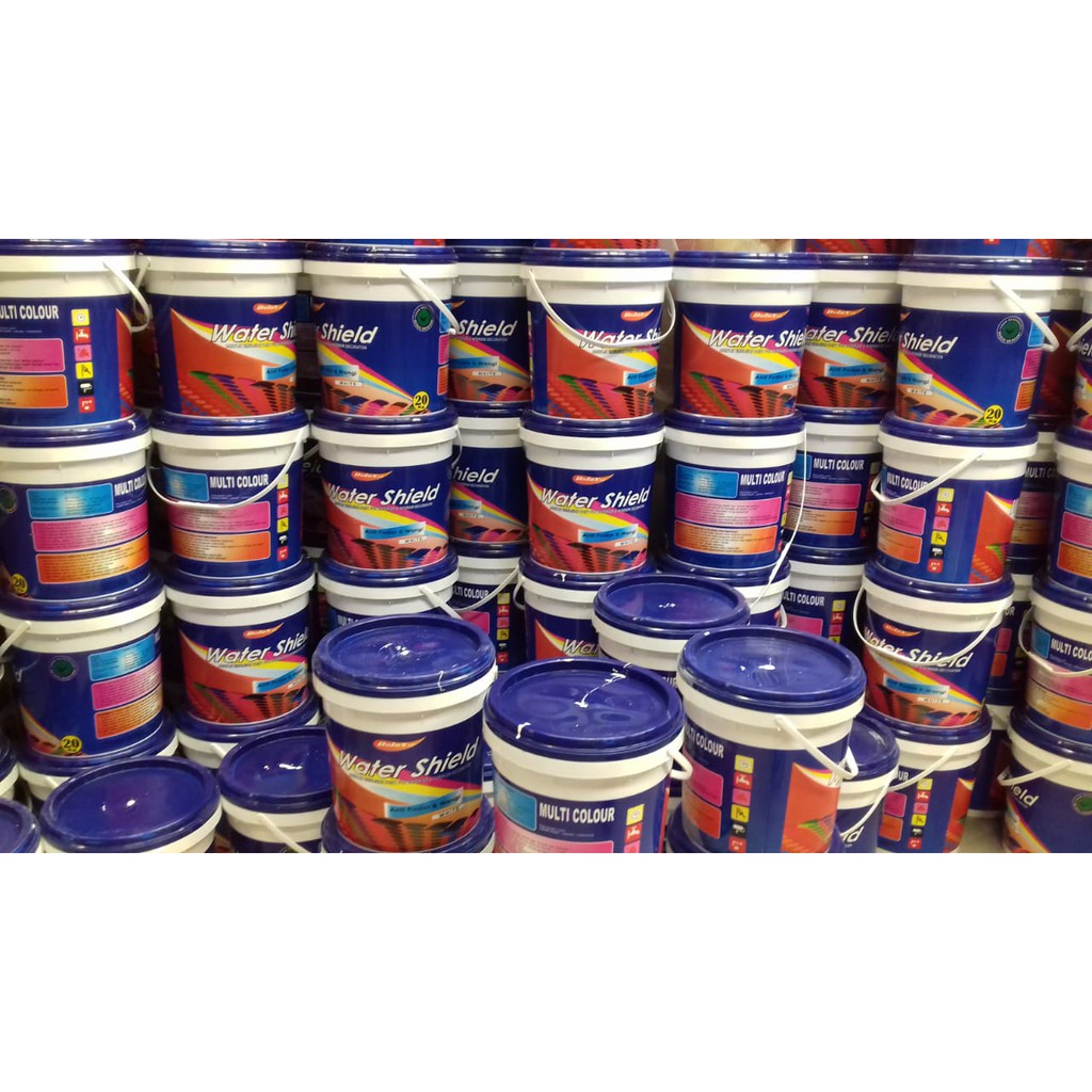 Jual Cat tembok watershield anti Pudar awet dan tahan lama | Shopee ...