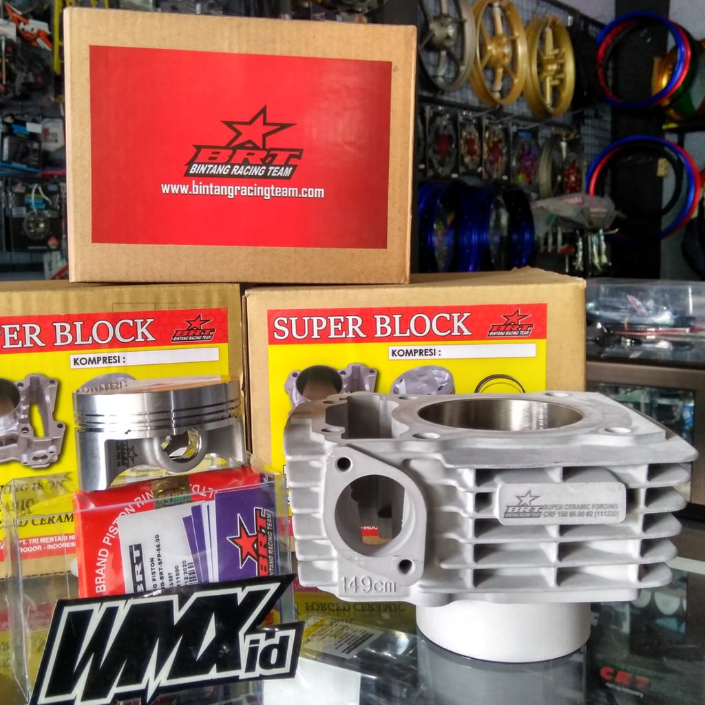 Jual BORING BRT BLOK BLOCK PISTON MESIN CRF KLX 150 | Shopee Indonesia