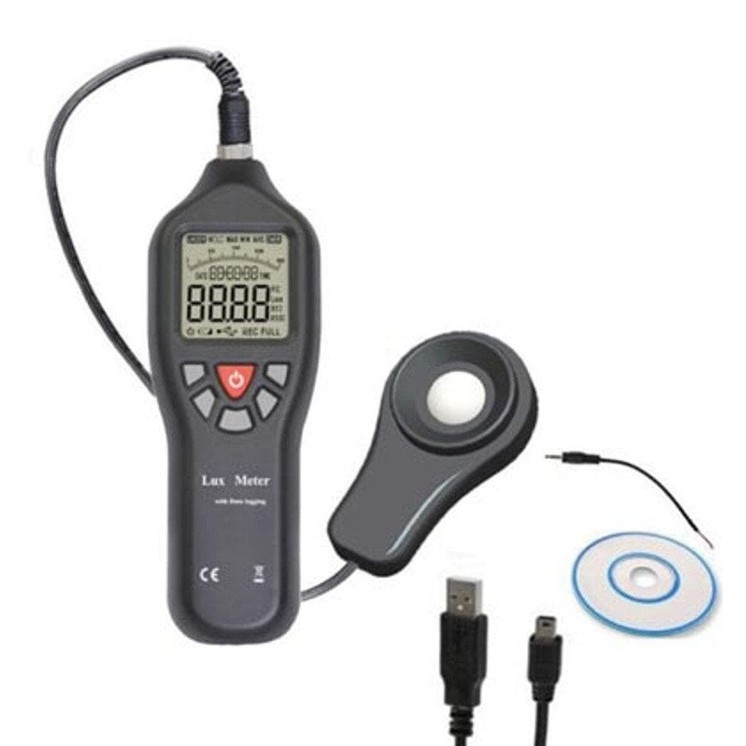 Jual Lux Meter Data Logger PC USB Tester Luxmeter Cahaya Luminometer ...