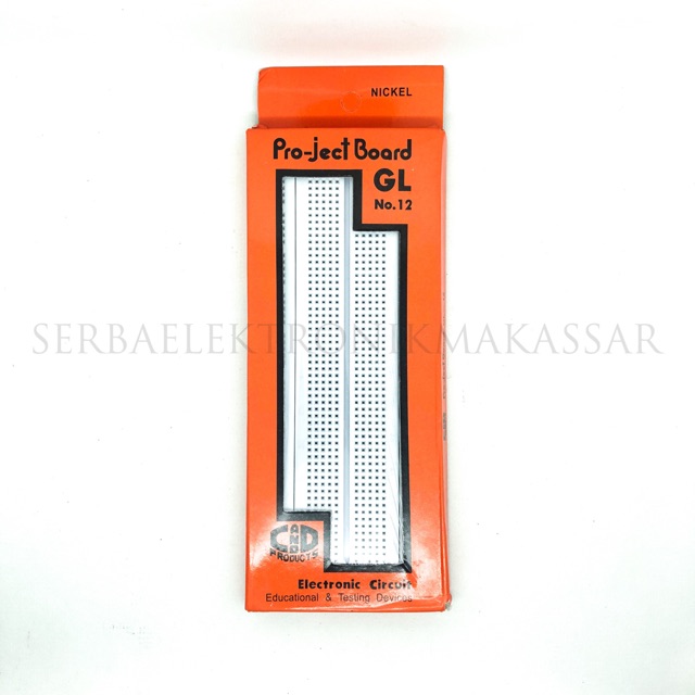 Jual Project Board Solderless Breadboard Besar GL-12 800titik | Shopee ...