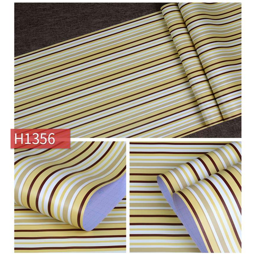 Jual Walpaper Dinding Garis H1356 45cm X 10meter | Shopee Indonesia
