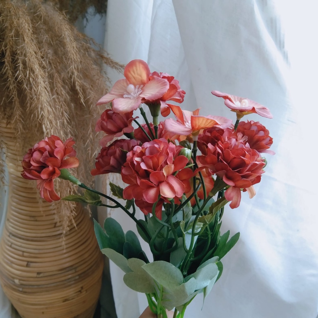 Jual Bunga Artificial Bahan Menghias Mahar atau Seserahan | Shopee ...