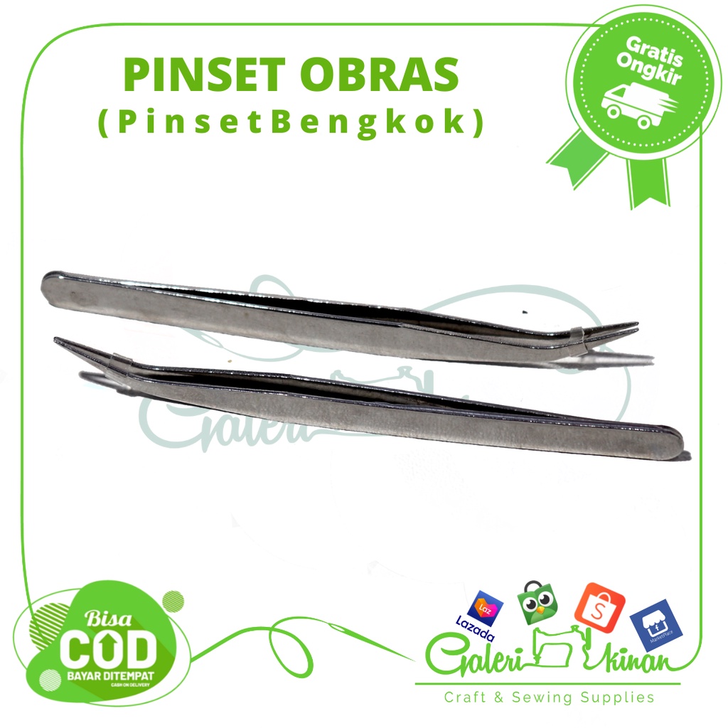 Jual Pinset Bengkok Stainless Obras | Shopee Indonesia