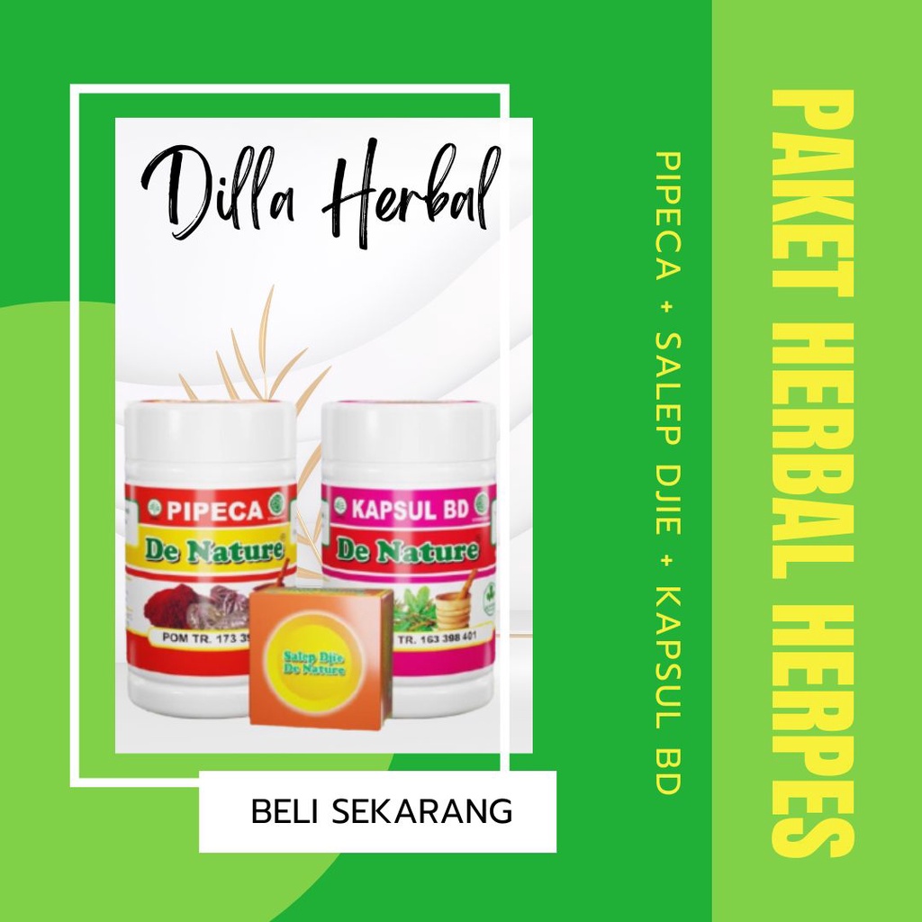 Jual kAPSUL BD PIPECA SALEP DJIE OBAT HERPES DOMPO DAMPA HERPES GENITAL ...