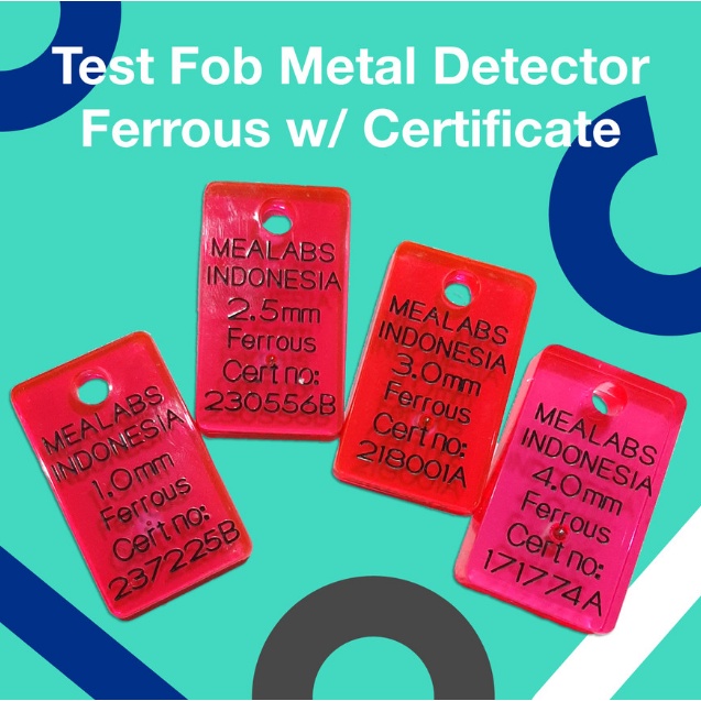 Jual Jual Test Piece Metal Detector Kalibrator Test Sample X Ray