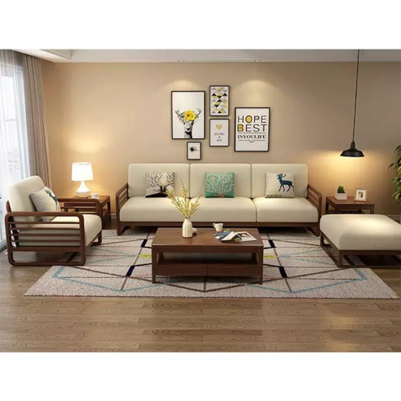 Jual Sofa Kayu Jati Model Vintage Terbaru Sofa Cantik Fullseat Meja