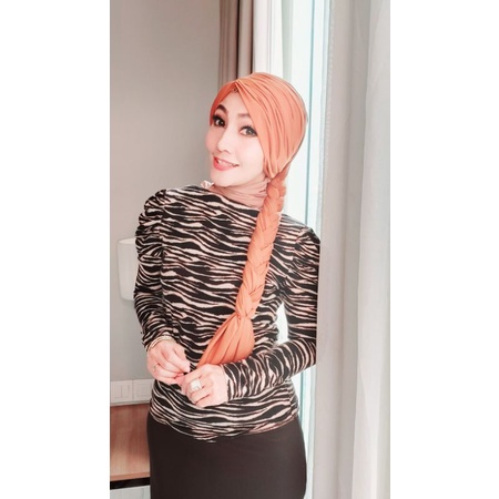 Jual Turban Dewasa Panjang 'Kepang 1 Elsa' - Hijab Instan Nonnetedy ...