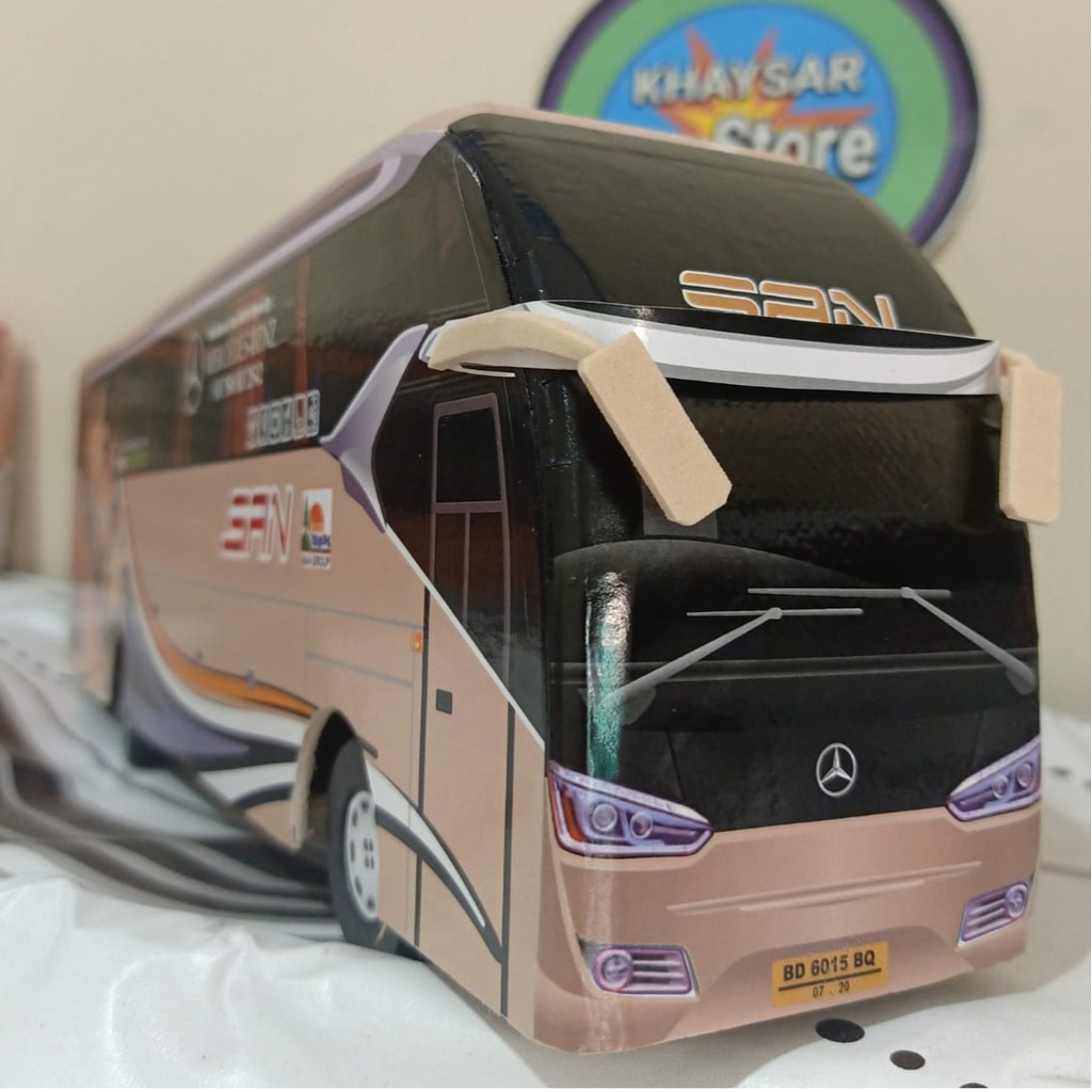 Jual Miniatur Bus bis / mainan bus bis SR2 San | Shopee Indonesia