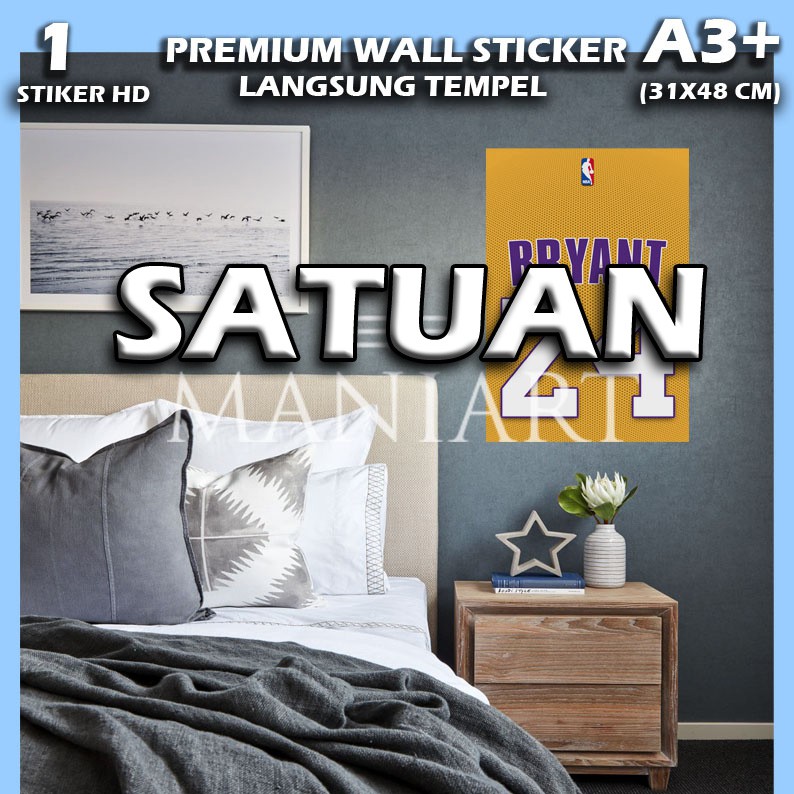 Jual PRINT Custom Stiker Vinyl Satuan A3+ Premium Dekorasi Rumah Hiasan ...
