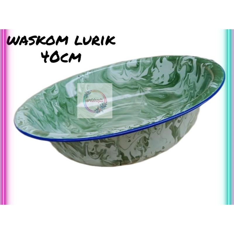 Jual Waskom Kuwung Blurik jadul / Waskom Lurik ukuran Diameter 40 Cm ...
