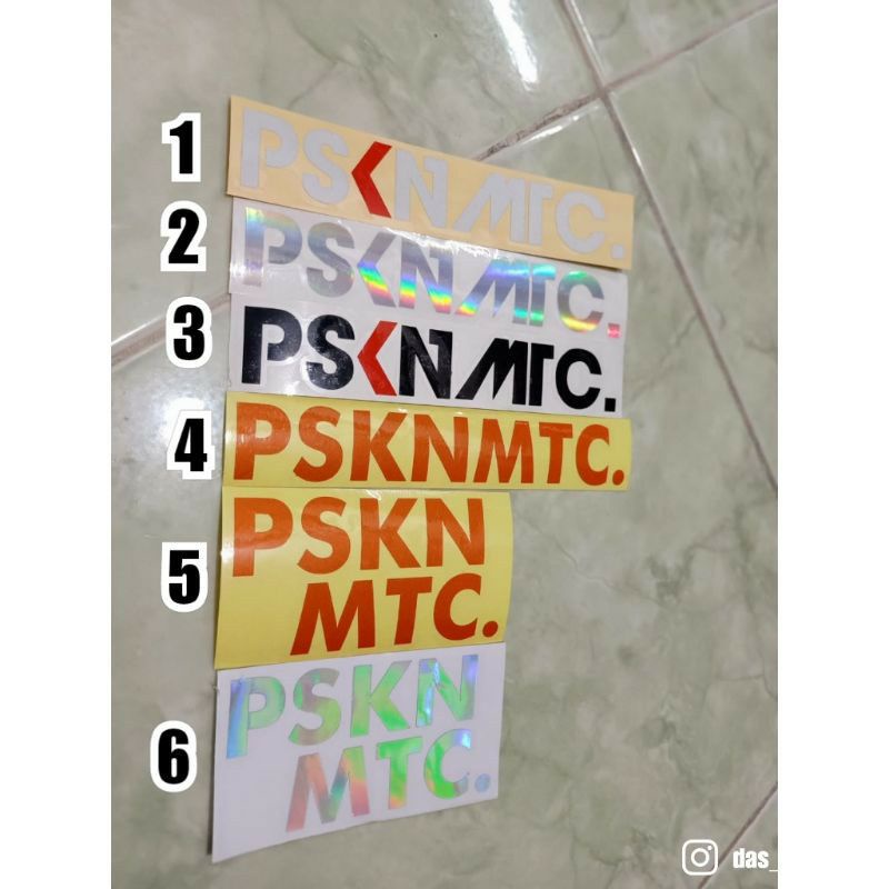 Jual Stiker mltor PSKNMTC Pasukan Matic stiker motor matic viral ukuran ...