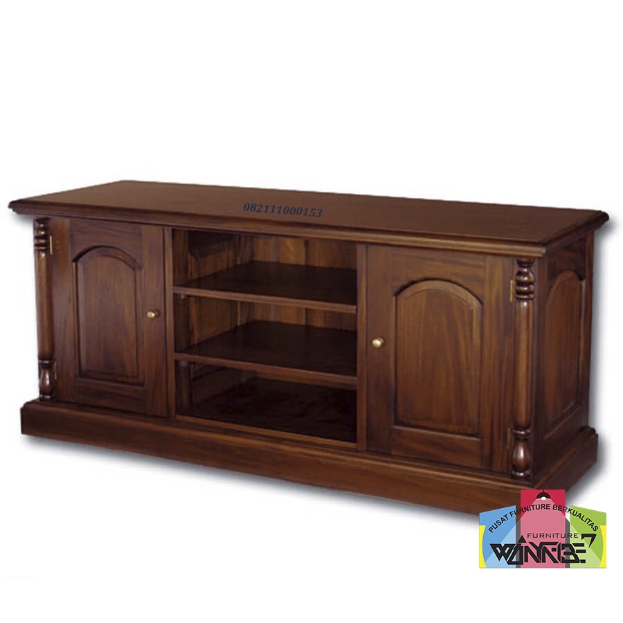 Jual RAK TV JATI MODEL CLASIK COLONIAL || RAK TV MEWAH / FREE ONGKIR ...