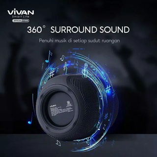 Jual Vivan VS12 Speaker Bluetooth Surround Sound 360° Waterproof IPX6 ...