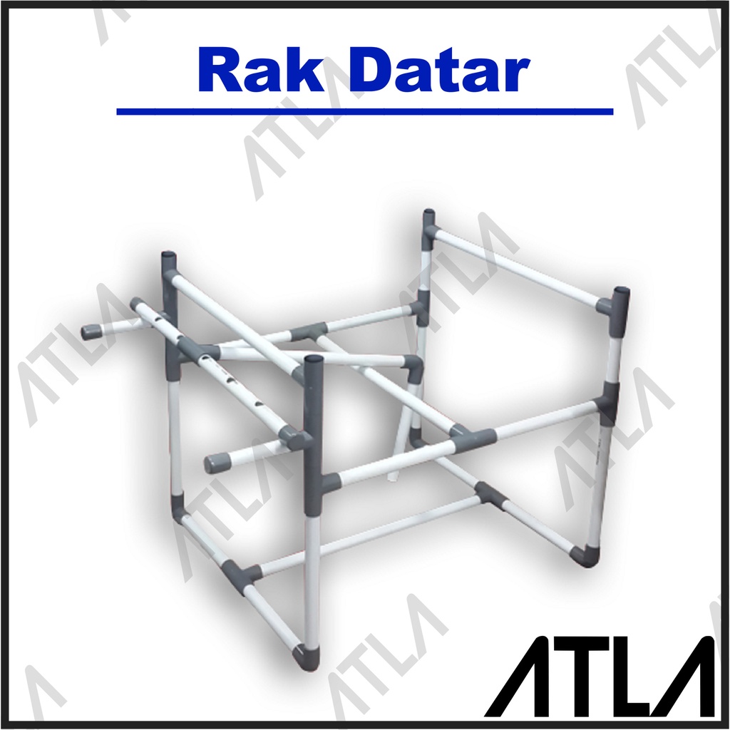 Jual Rak Datar Meja PVC Pipa Gully Trapesium Hidroponik Power 30 Lubang ...