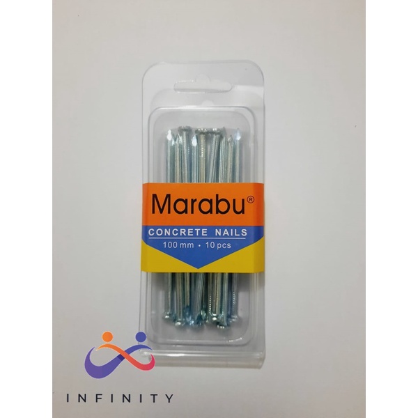 Jual PAKU BETON SET PAKU BETON PUTIH 10CM PAKU TEMBOK COR 100MM MARABU KUALITAS TERBAIK INF ...