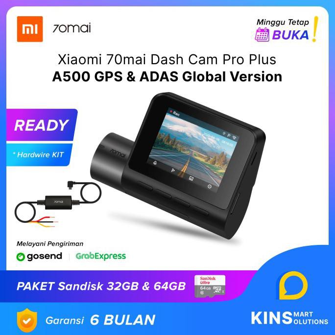 Jual PROMO! 70mai Dash Cam PRO PLUS A500 Camera - GPS ADAS ...
