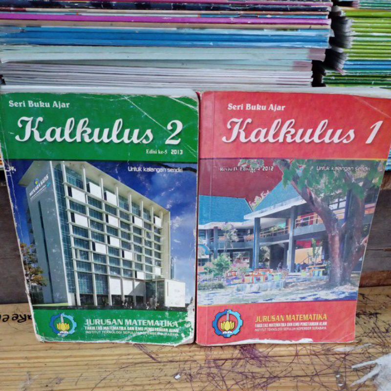 Jual buku ajar kalkulus jilid 1 dan 2 ITS | Shopee Indonesia
