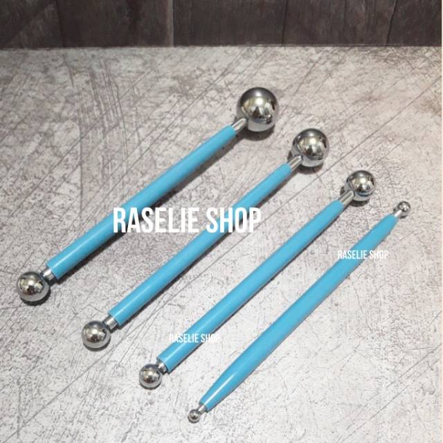 Jual Alat Dekorasi Kue Fondant set 8 size Modelling Ball Tools ...