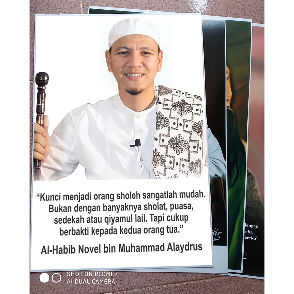 Jual POSTER HABIB NOVEL ALAYDRUS, UKURAN 32*47CM ART PAPER 310GRAM ...