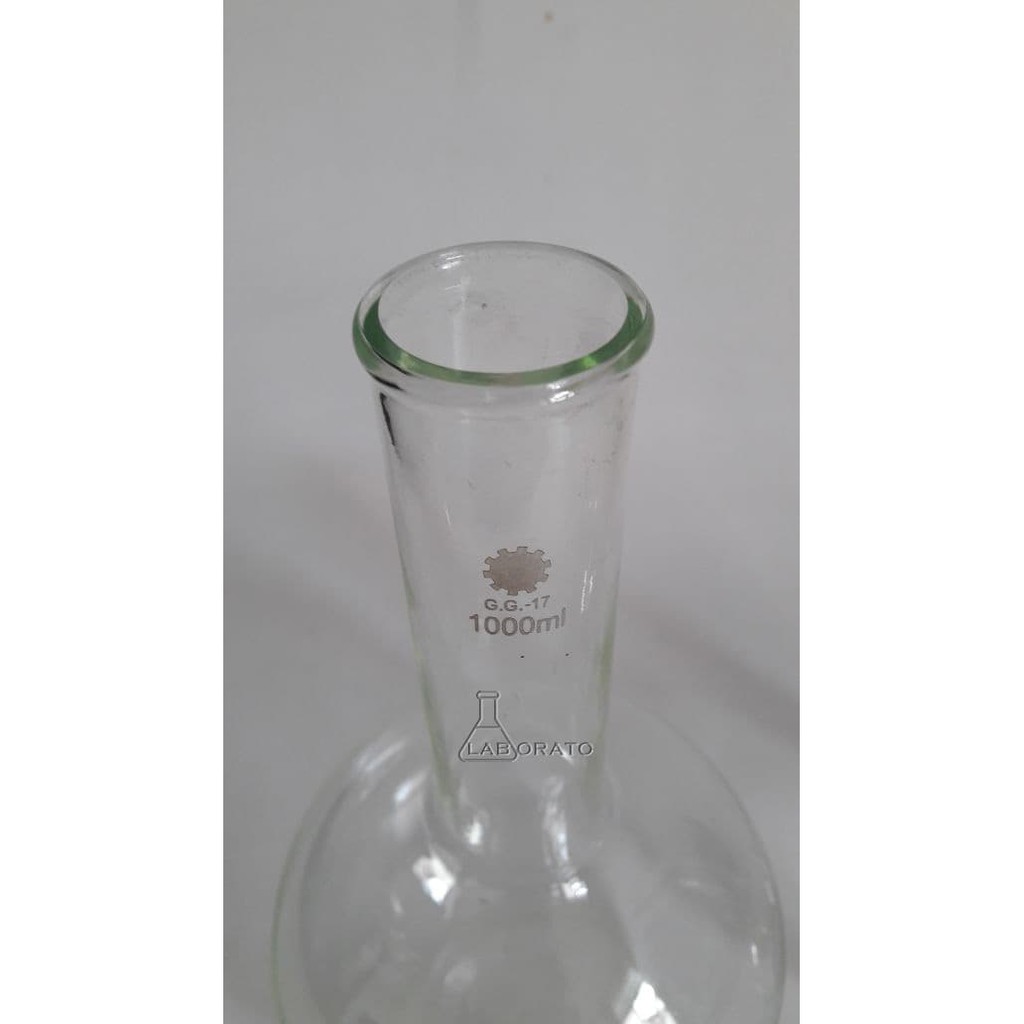 Jual BOILING FLASK / LABU DIDIH 1000 ML DASAR RATA - RA6 ORI HS-328 ...