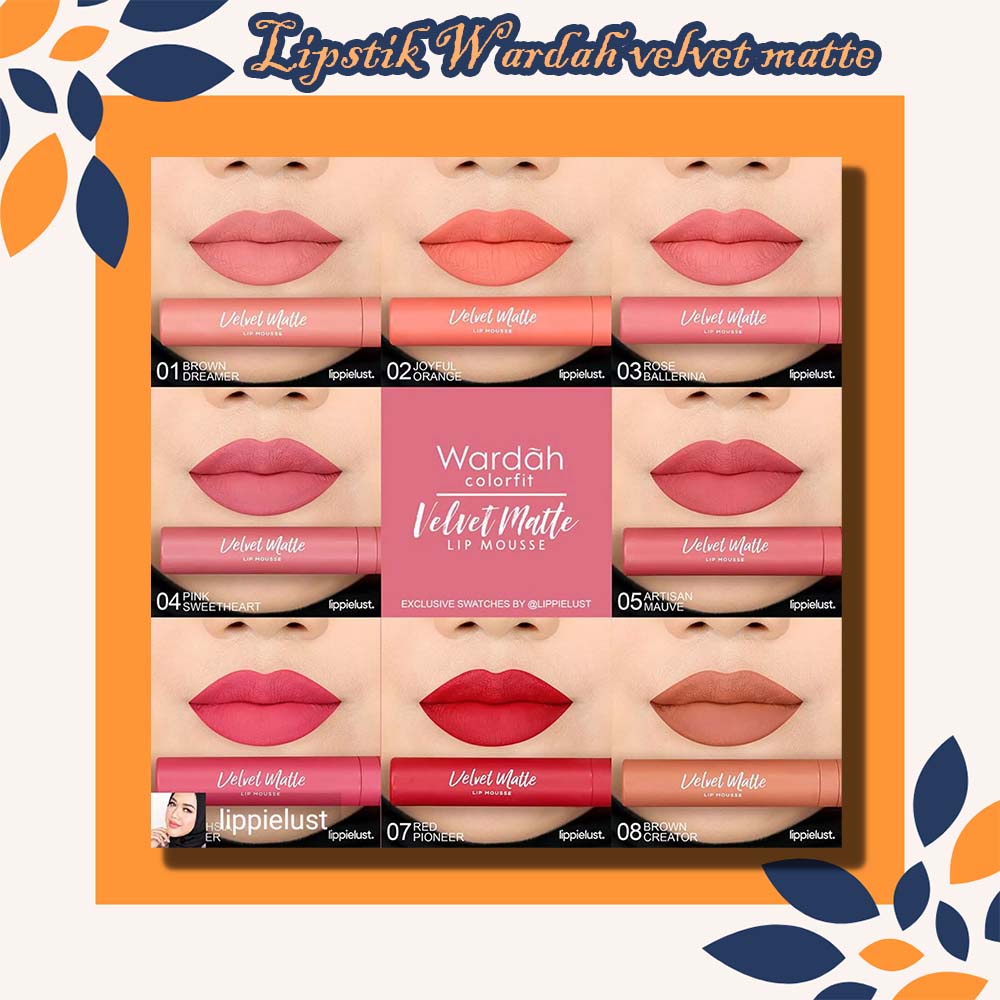 Jual Original Wardah Colorfit Velvet Matte Lip Mousse 4gr Lipcream BISA ...