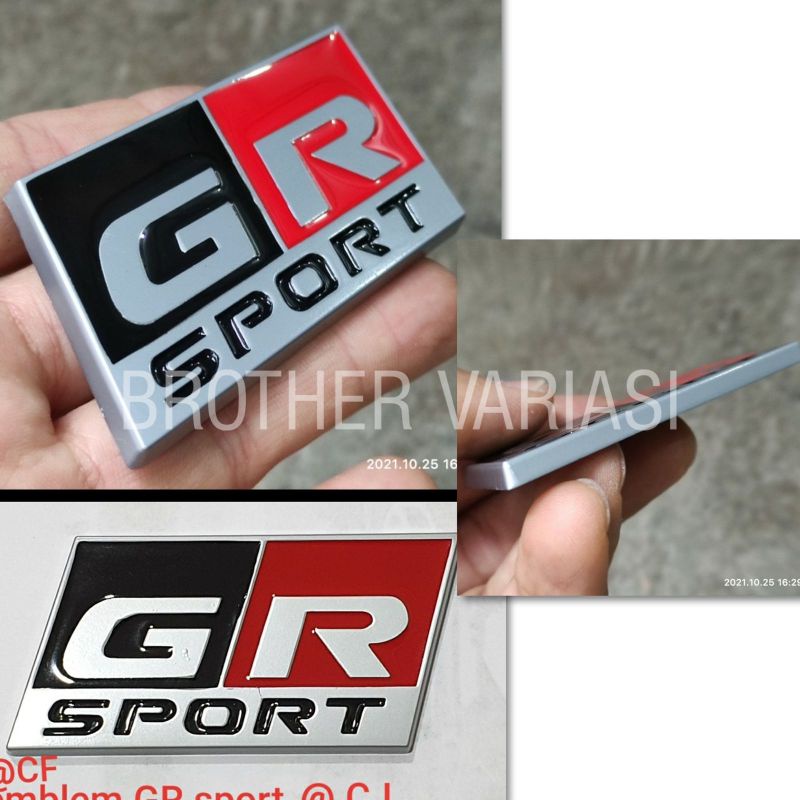 Jual Emblem GR Sport Tulisan GR Sporty Emblem Gazo Racing Sport ...