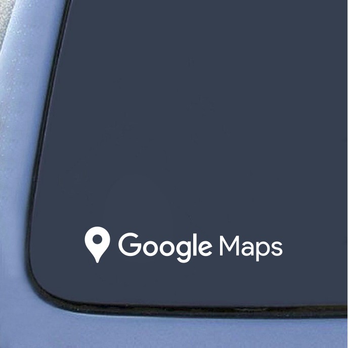 Jual Stiker Mobil Google Maps - Car Decal Sticker | Shopee Indonesia