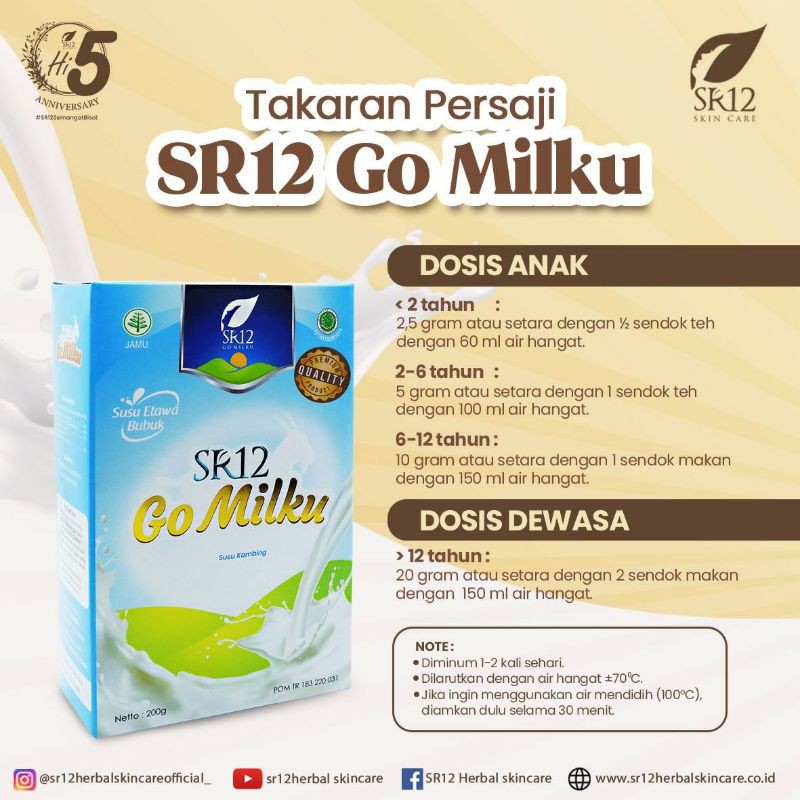 Jual Susu go milku sr12||susu etawa kambing|| Susu bubuk | Shopee Indonesia