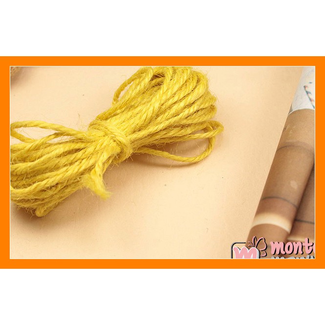 Jual 5 Yards Tali Goni Kuning 2 mm (TLC22) FTN Craft | Shopee Indonesia