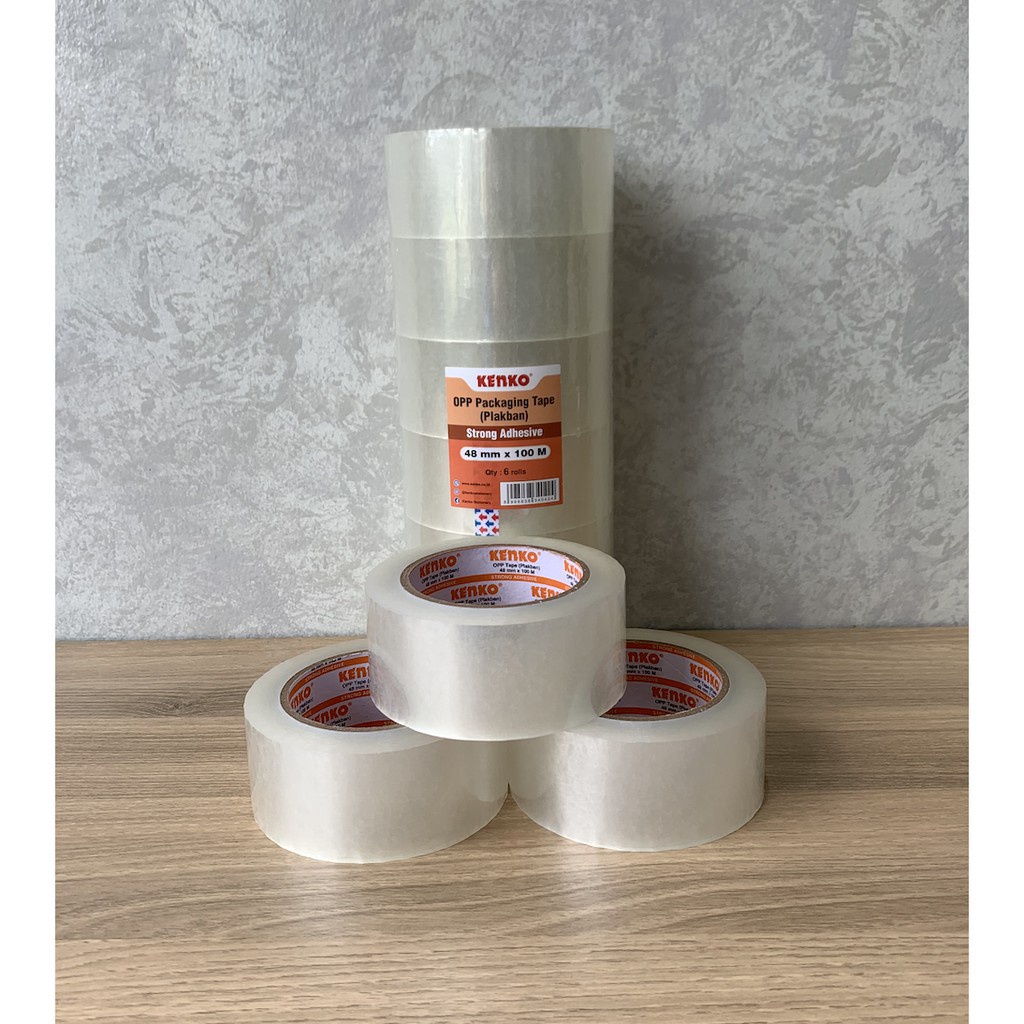 Jual MJ Lakban OPP KENKO (Core Orange) 2 inch / Plakban/OPP Tape ...