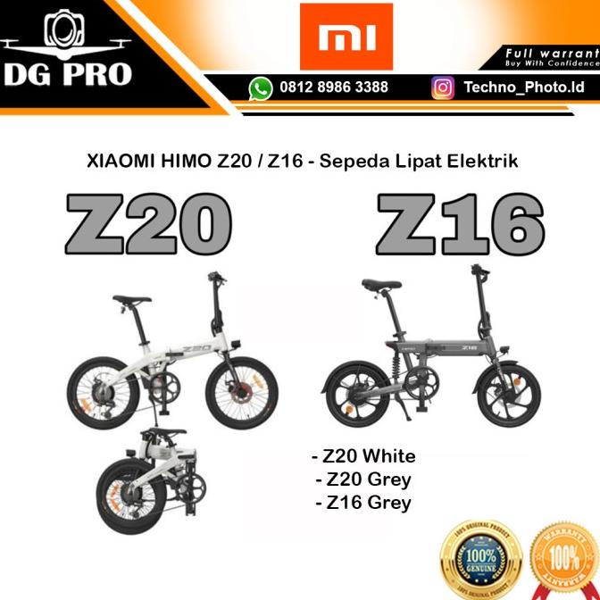 Jual Sepeda Listrik Lipat Xiaomi Himo Z20 Z16 Foldable Electric Bicycle | Shopee Indonesia