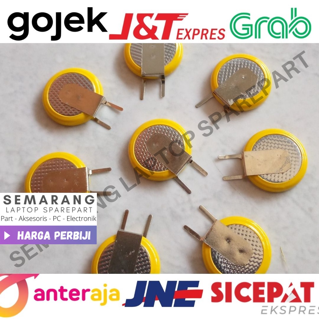 Jual CMOS BIOS SOLDER 2PIN CR1220 Model Tanam Small Kecil 2 Pin Kaki ...