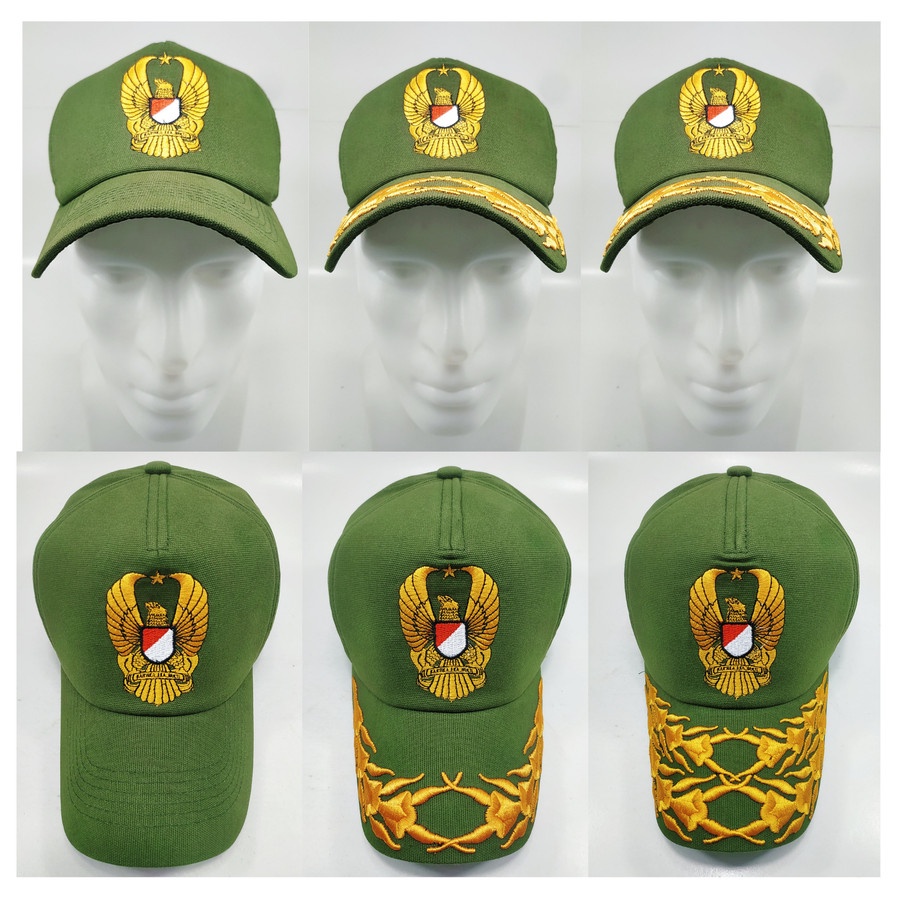 Jual TOPI TNI AD KARTIKA EKA PAKSI CANVAS WARNA ARMY | Shopee Indonesia
