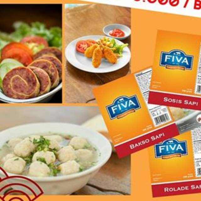 Jual Bakso Sapi Fiva 250gr isi 25 pcs Murah Halal | Shopee Indonesia
