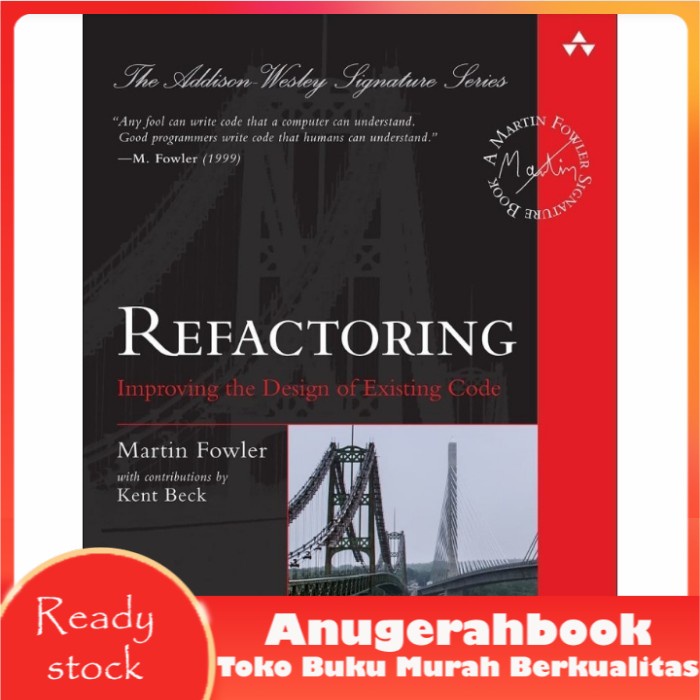 Jual PROMO Refactoring Improving The Design of Existing Code Fowler ...