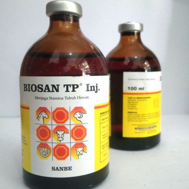 Jual Biosan TP Inj Injeksi 100 ml Vitamin Meningkatkan Stamina Daya ...