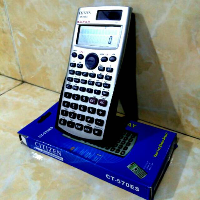 Jual Kalkulator Scientific Citizen CT-570ES - Silver | Shopee Indonesia