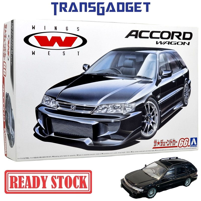 Jual AOSHIMA 66 Plamo Wings West CF2 Honda Accord Wagon 96 1/24 Scale ...