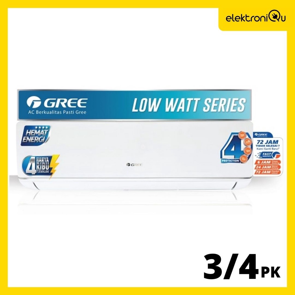 Jual AC SPLIT GREE 3/4 PK GWC-07C3E DELUXE LOW WATT (UNIT ONLY ...