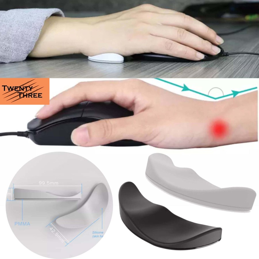 Jual Mouse Wrist Pad Palm Arm Support Rest Alas Penyangga Bantalan ...
