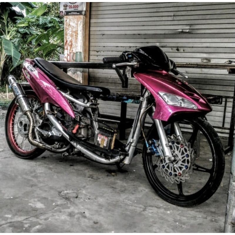 Jual KNALPOT DOS MUFFLER MATIC 200CC UP KOMPETISI VESPA YAMAHA HONDA ...