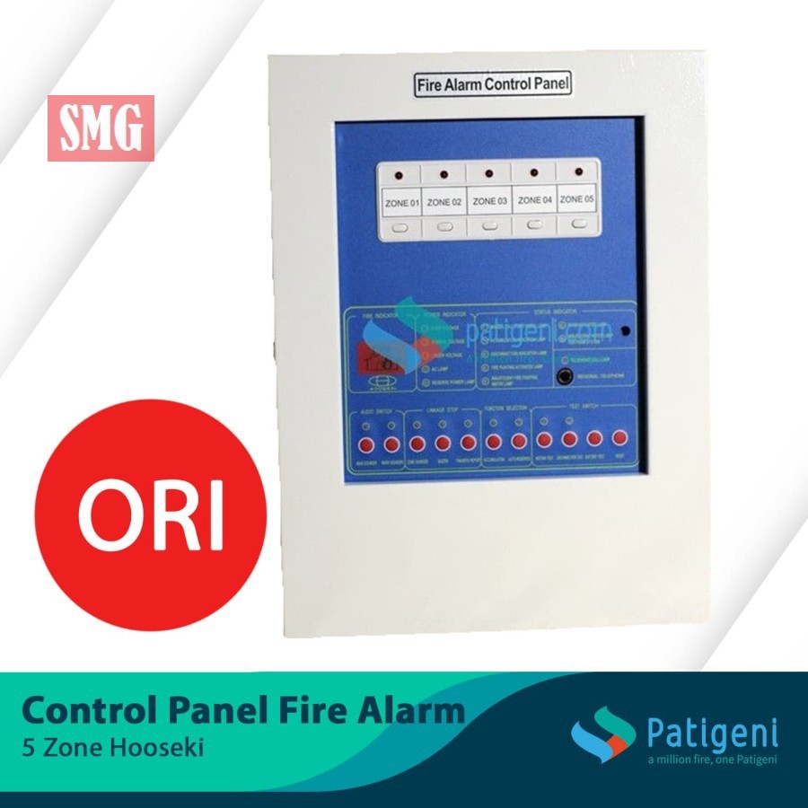 Jual Fire Alarm Control Panel 5 Zone Hooseki | Shopee Indonesia