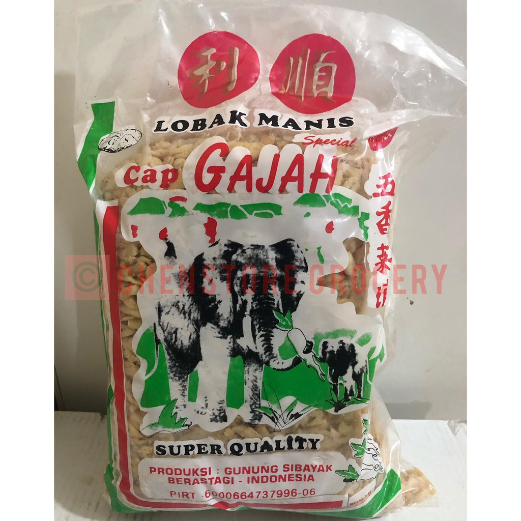 Jual Lobak Manis Cap Gajah 1Kg - Caipo - Sweet Preserved Radish ...