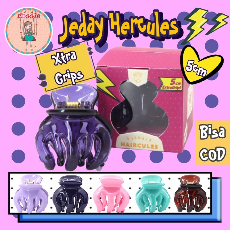 Jual Jeday Hercules 5cm Gigi 5/Jepitan Badai Hercules/Jepitan Rambut ...